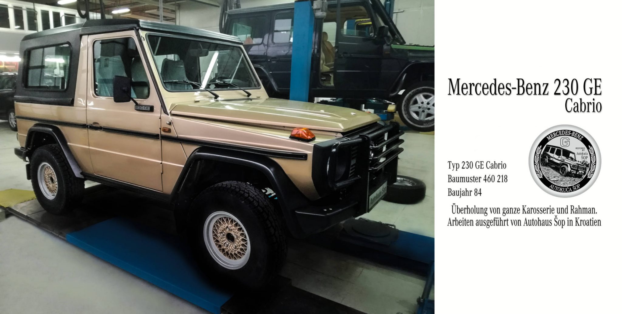 Mercedes-Benz 230 GE Cabrio - Autokuća ŠOP